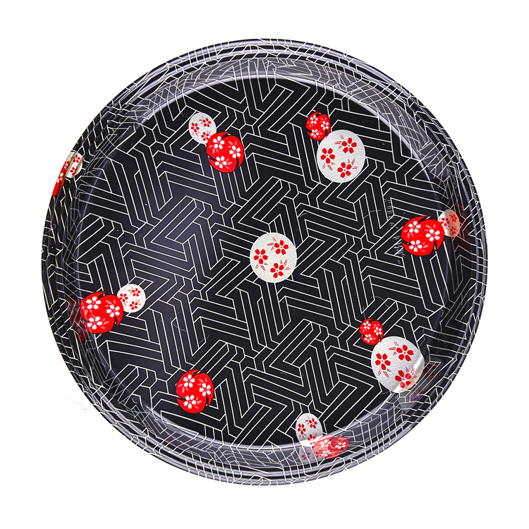 Take away plastic round sushi box eco friendly sushi tray,Shantou Samma ...