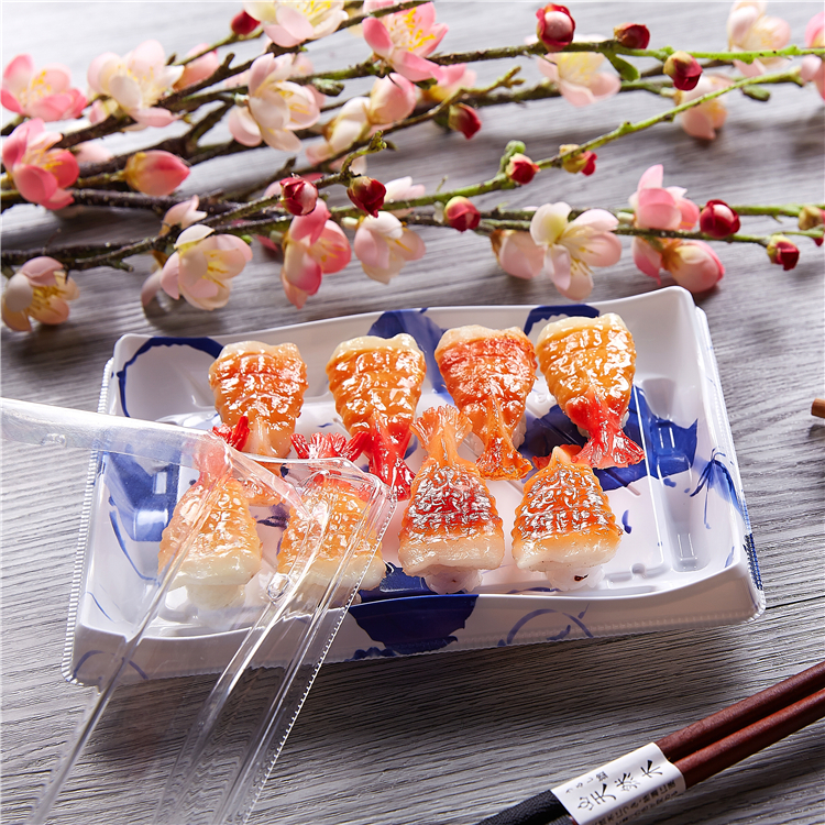 Portable take away plastic sushi box with clear lid,Shantou Samma ...