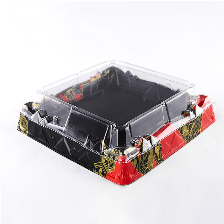 Eco friendly plastic sushi box high quality disposable sushi tray ...