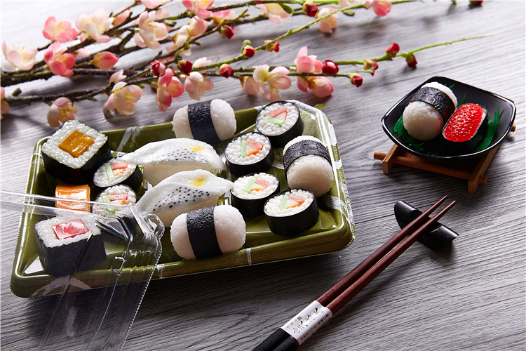 Wholesale plastic food grade sushi tray portable sushi box,Shantou ...