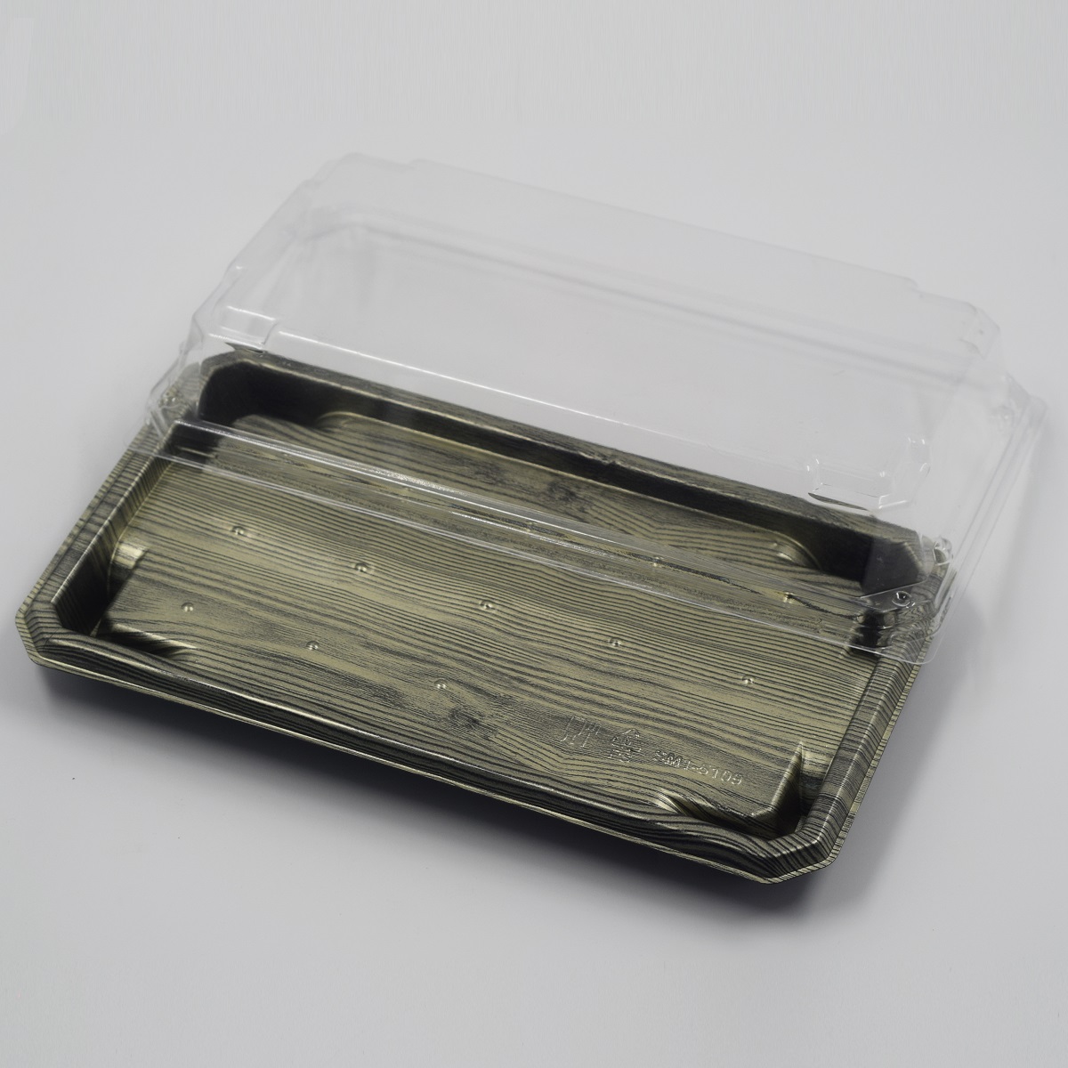 Rectangle high qualiy disposable plastic sushi tray food grade sushi ...