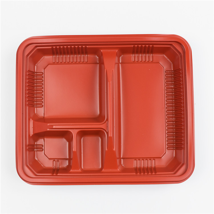 Disposable 4 compartments plastic food grade lunch box,Shantou Samma ...